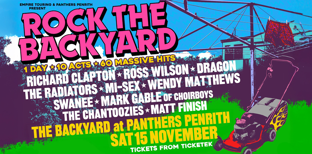 Tickets for Rock The Backyard at Penrith Panthers on 28 de March